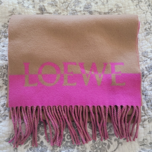 Loewe | Accessories | Nwt Loewe Bicolor Scarf In Wool And Cashmere ...